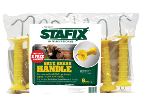 Stafix Economy Gate Break Handle 8 pack | NZ Farm Source