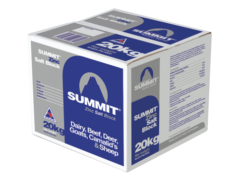 Summit Zinc Block 20kg | NZ Farm Source