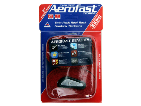 Aerofast Roof Rack Tiedown Camlock Twin Pack 3m | NZ Farm Source