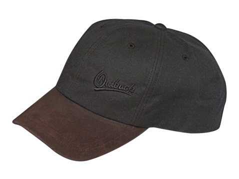 Outback Aussie Slugger Oilskin Cap Brown OSFA | NZ Farm Source