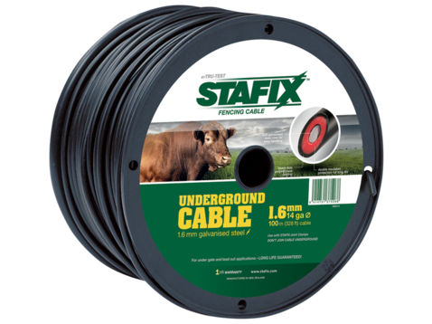 Stafix Underground Cable 1.6mm x 100m | NZ Farm Source