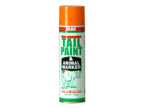 Mac Aerosol Tail Paint Orange 500ml | NZ Farm Source
