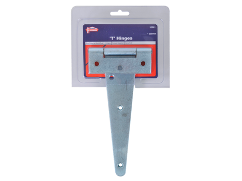 Handi-Pak Hardware T Hinge H/Duty Hot Dip Galv 200mm 2 Pack | NZ Farm ...