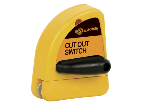 Gallagher Cut Out Switch Yellow | NZ Farm Source