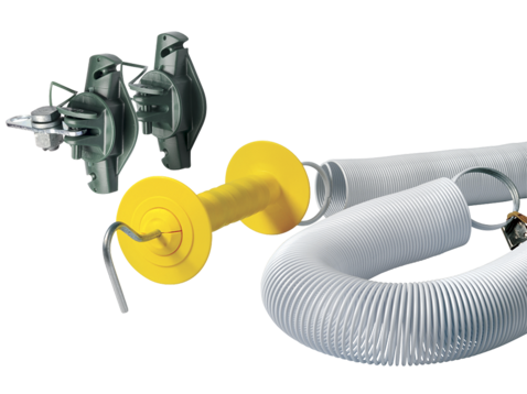 Stafix Spring Gate White 5 pack | NZ Farm Source