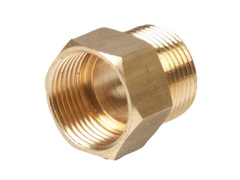 Hydroflow Trough Filler Adaptor Male / Female Brass 25mm | NZ Farm Source