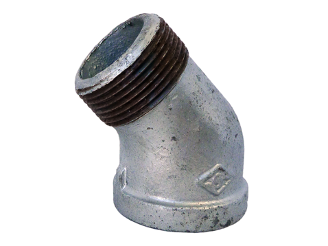 Mech Elbow Male and Female Galvanised 40mm | NZ Farm Source