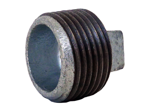 Hydroflow Plug Galvanised 40mm | NZ Farm Source