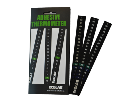 Ecolab Dairy Adhesive Thermometer 3 Pack | NZ Farm Source
