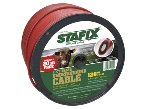 Stafix Extreme Underground Cable 2.7mm x 120m | NZ Farm Source