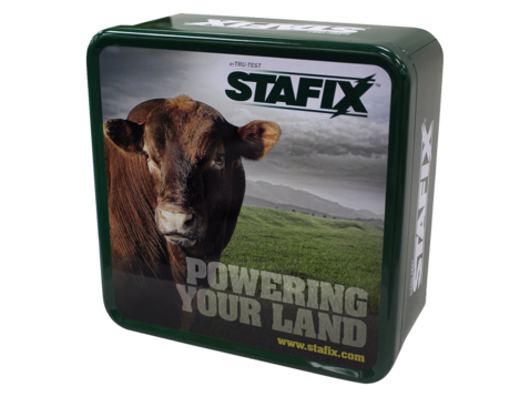 Stafix End Strain Insulators in Biscuit Tin 30 pack | NZ Farm Source