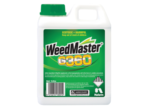 Nufarm Weedmaster G360 1L | NZ Farm Source