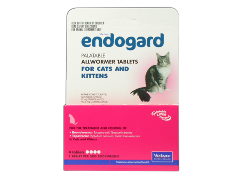 Endogard Cat/Kitten (Up To 5kg) Wormer 4 Pack | NZ Farm Source
