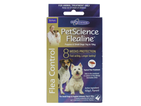 PetScience Flealine Small Dog 1kg to 10kg 2 Pack | NZ Farm Source