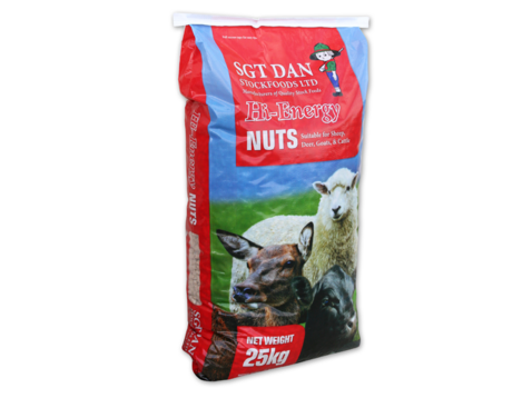 Sgt Dans Sheep Hi Energy Nuts 25kg (South Island) | NZ Farm Source