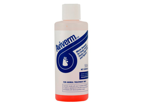 Aviverm Chook Wormer 50ml | NZ Farm Source