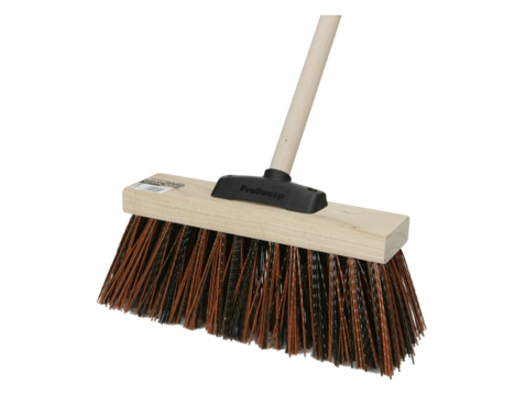 Brushworks Yard Broom Black & Tan Polypropylene Fill | NZ Farm Source