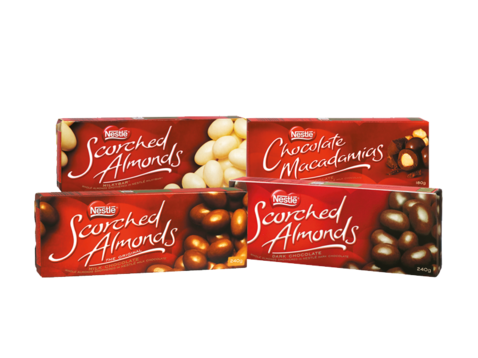 Nestle Scorched Almonds Dark Chocolate 240g | NZ Farm Source