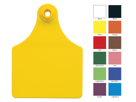 Allflex Lazatag Eartag Female Numbered Yellow Maxi | NZ Farm Source