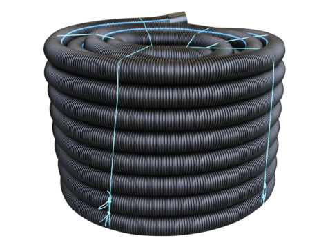 Bailey Pipe Blue Boa Twin Wall Slotted Drainage Coil 110mm x 30m | NZ ...