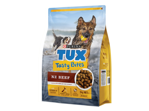 Purina Tux Tasty Bites Beef 3kg | NZ Farm Source