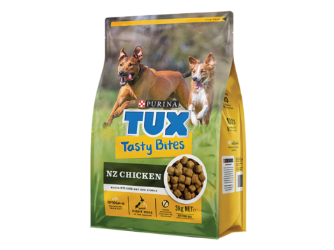 Purina Tux Tasty Bites Chicken 3kg | NZ Farm Source