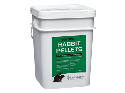 Key Industries Pindone Rabbit Pellets 10kg | NZ Farm Source