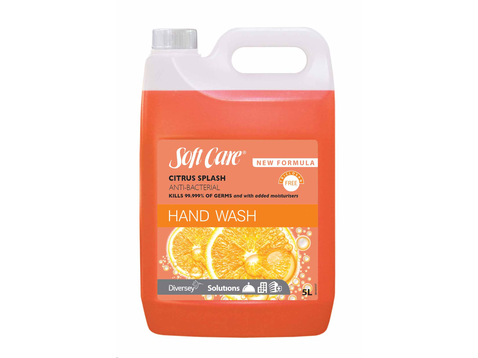 Soft Care Citrus Splash Anti-Bacterial Hand Wash 5L | NZ Farm Source
