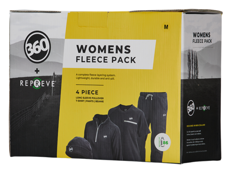 360 + REPREVE® Womens 4 Piece Fleece Pack | NZ Farm Source