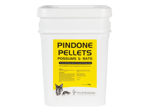 Key Industries Pindone Pellets Possums & Rats 10kg | NZ Farm Source