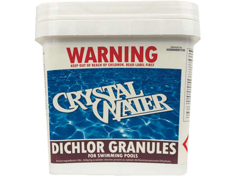 Crystal Water Dichlor Granules 5kg | NZ Farm Source