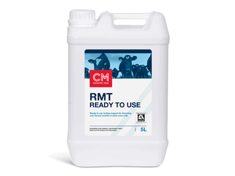 Country Mile RMT Rapid Mastitis Test Solution 5L | NZ Farm Source