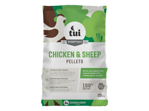 Tui Chicken & Sheep Pellets 20kg | NZ Farm Source