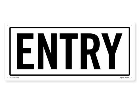 Lynn River Entry Sign | NZ Farm Source