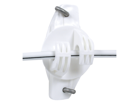 Gallagher Wood Post Wide Jaw Claw Insulator 25 pack | NZ Farm Source