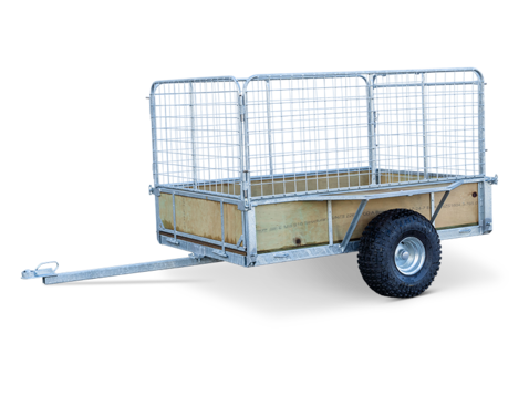 Country Mile Calf Trailer with cage 1.2m x 1.8m | NZ Farm Source