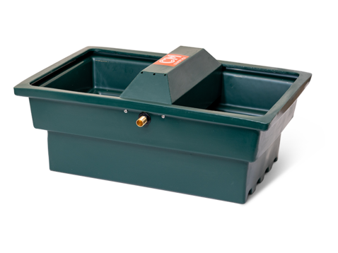 Country Mile Water Trough with centre cover 100L | NZ Farm Source