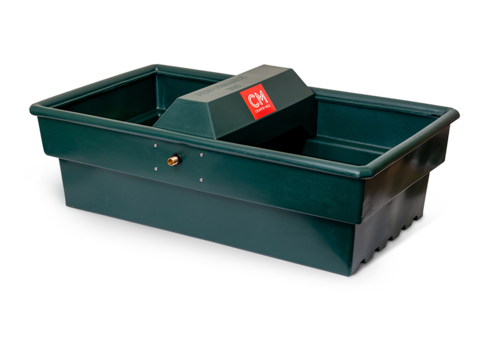 Country Mile Water Trough with centre cover 300L | NZ Farm Source