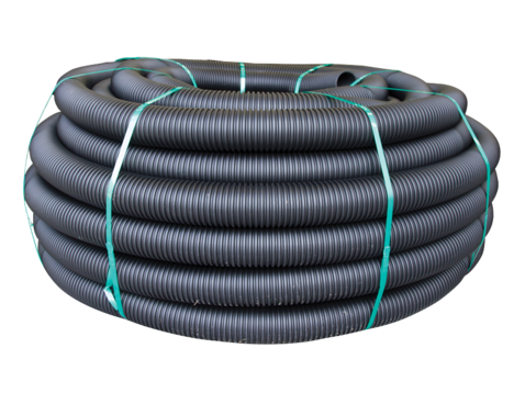 Bailey Pipe Black Snake Slotted Drainage Coil 110mm x 30m | NZ Farm Source