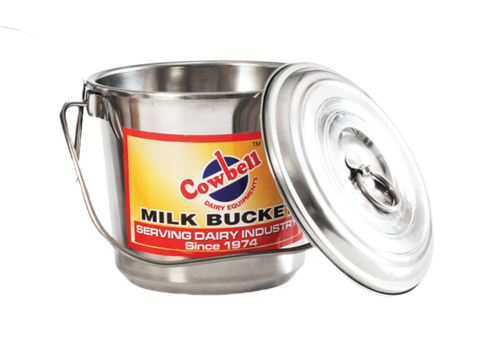 Shoof Bucket Stainless Cowbell w Lid 3.5L | NZ Farm Source
